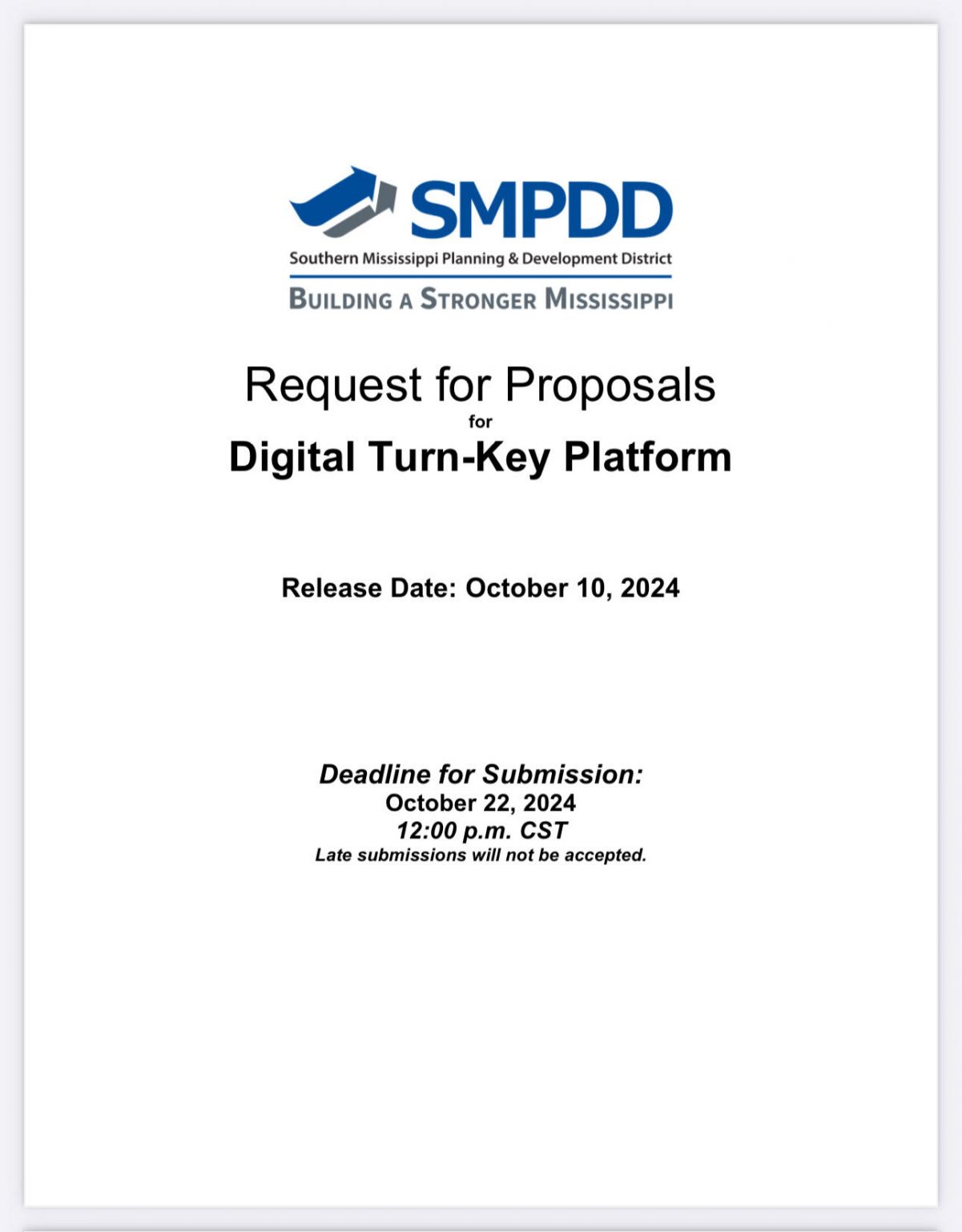RFP/Public Notices - SMPDD