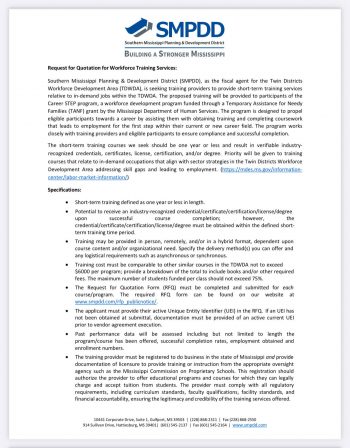 RFP/Public Notices - SMPDD